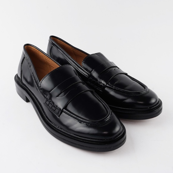 Madewell | Shoes | Madewell The Vernon Loafer In True Black Leather ...